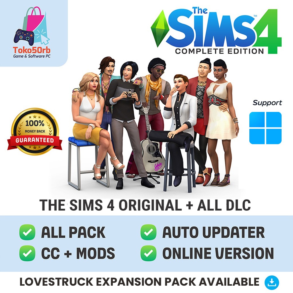 Jual THE SIMS 4 ALL DLC BISA ONLINE | Shopee Indonesia