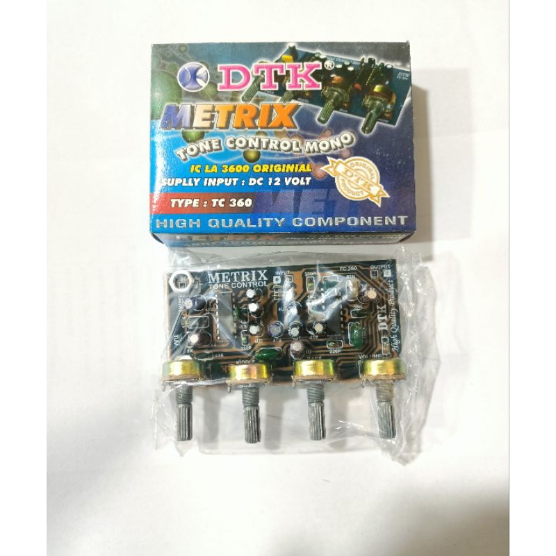 Jual TONE CONTROL MONO DTK METRIX IC LA 3600 TYPE:TC 360 | Shopee Indonesia