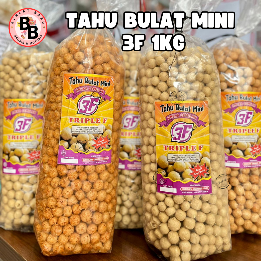 Jual [BB SNACK] TAHU BULAT MINI 3F 1KG | Shopee Indonesia