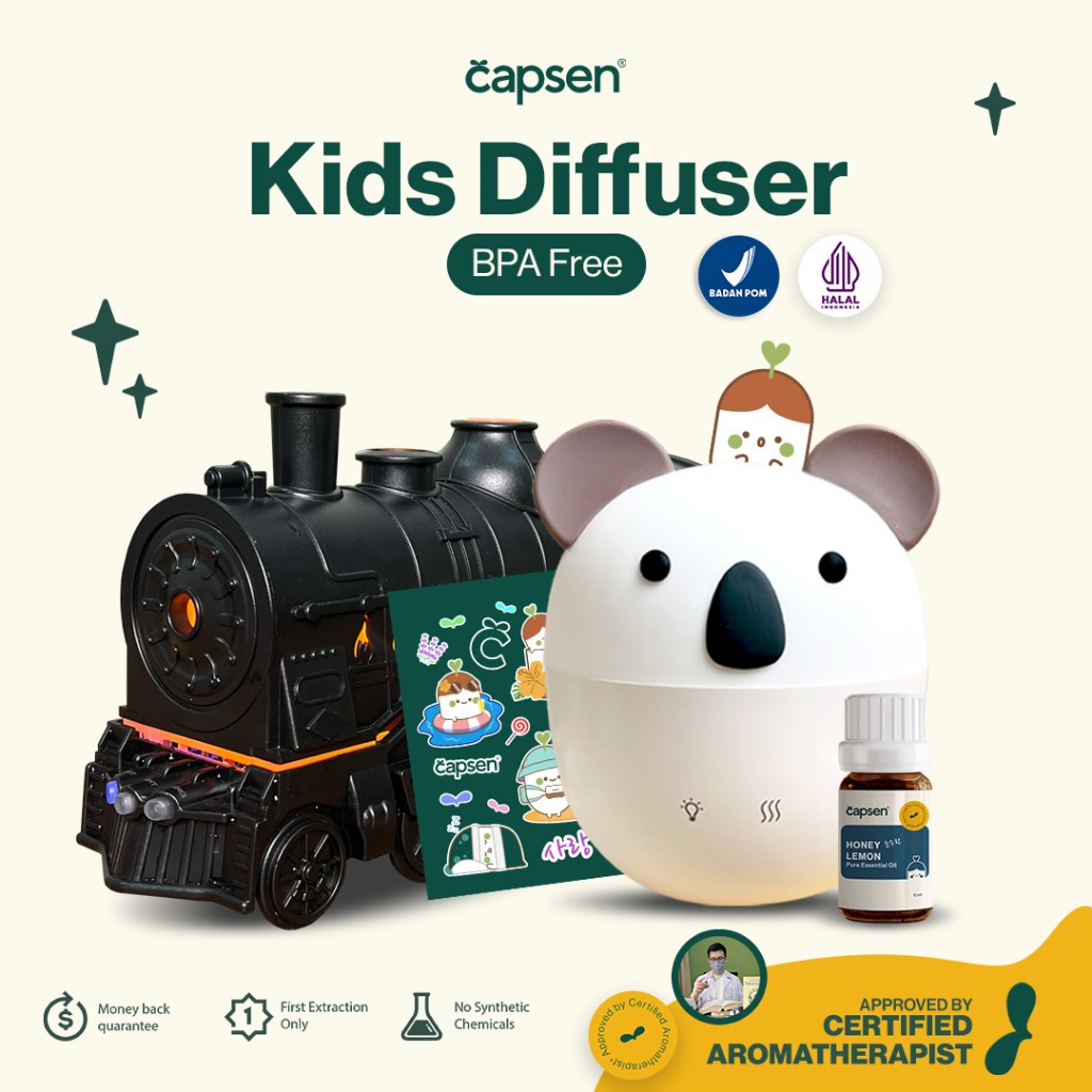 Jual CAPSEN Kids Diffuser Essential Oil Aromatherapy Diffuser ...