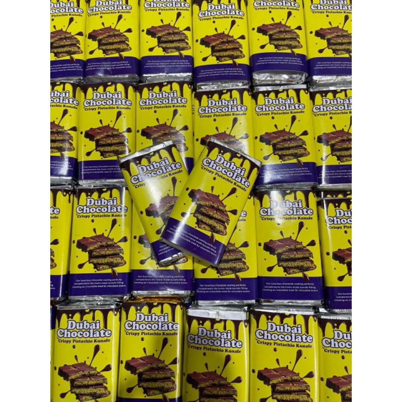 Jual Dubai Coklat crispy pistachio Kunafe coklat viral coklat Dubai ...