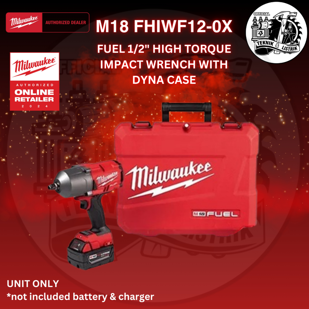 Jual Milwaukee M18 FHIWF12-0X High Torque Impact Wrench Mesin Pembuka ...