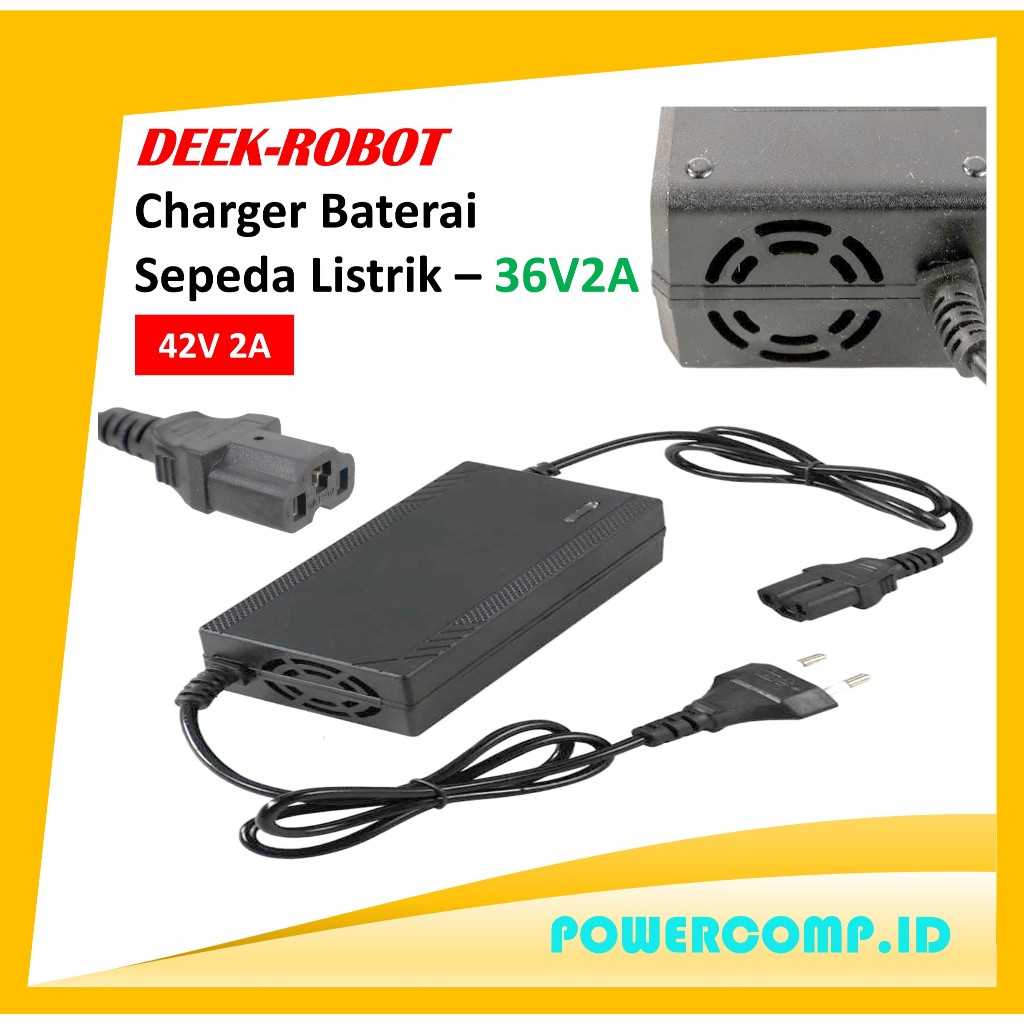 Jual Deek-Robot Adaptor Charger Sepeda Listrik! Charger Aki Lead Acid ...