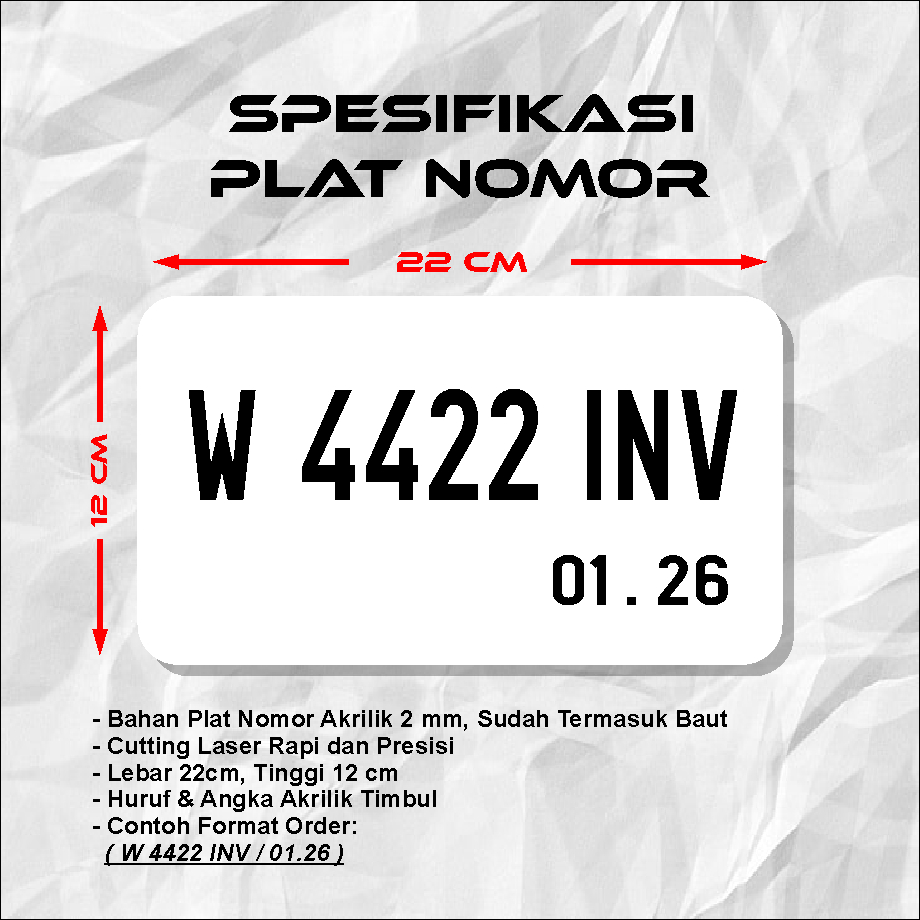 Jual Frame Plat Nomor motor Model JDM All Desain Viral PNP disemua ...