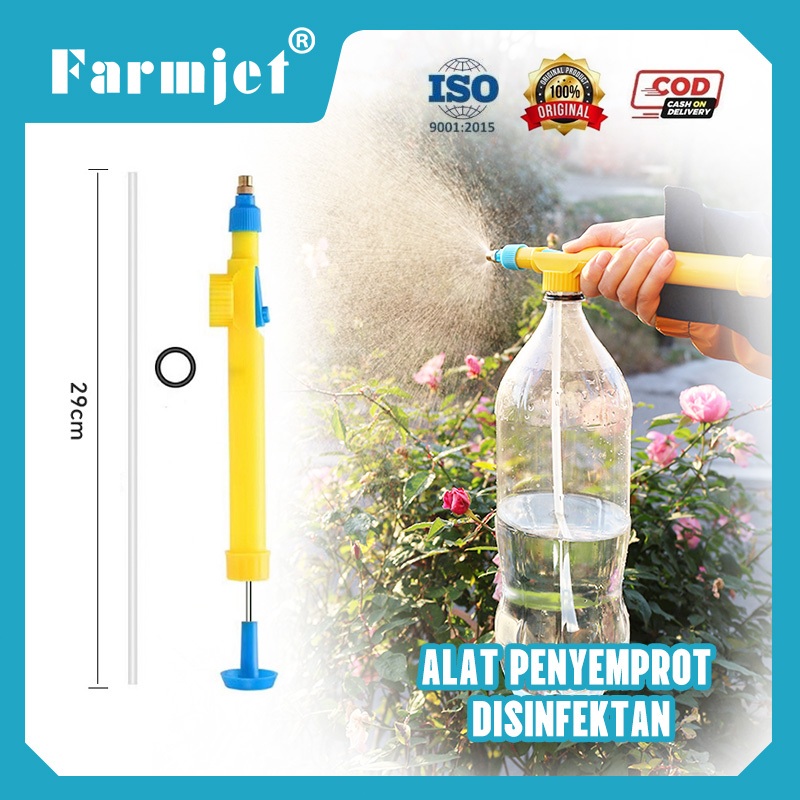 Jual Farmjet Kepala Kuningan Sprayer Semprotan Botol Minuman Alat ...