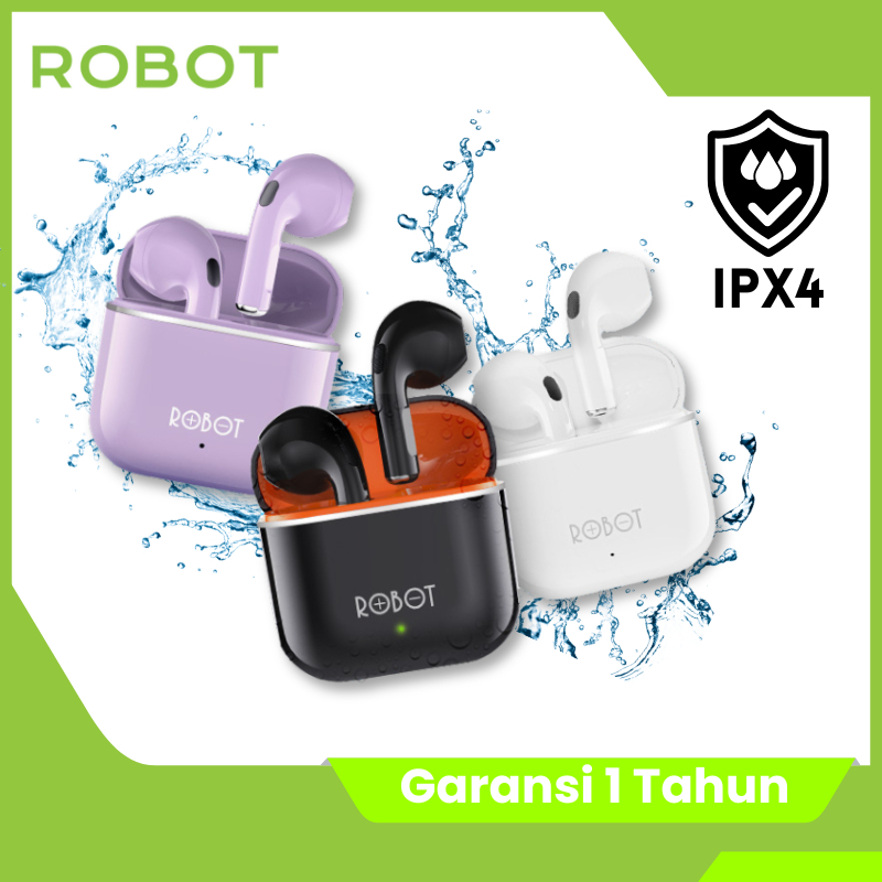 Jual Earphone Airbuds ROBOT TWS Wireless Suara Bass Tipe T50S Chip ...