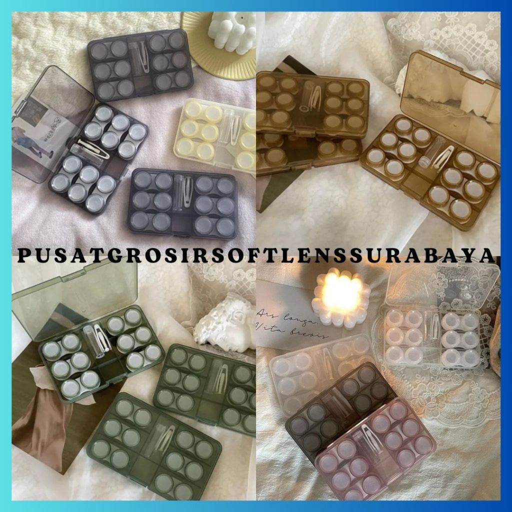 Jual KOTAK SOFTLENS 6IN1 PREMIUM BASIC / WADAH SOFTLENS / TRAVEL KIT ...
