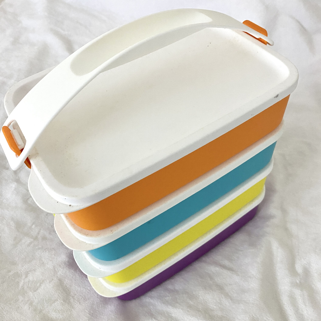 Jual TUPPERWARE ORIGINAL OFFICIAL TINGKAT RANTANG KOTAK MAKAN PERALATAN ...