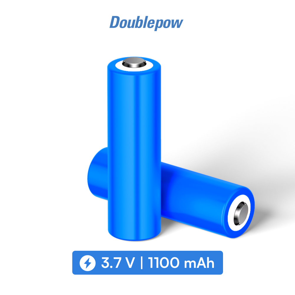 Jual Doublepow Baterai Rechargeable 14650 Li-Ion 3.7V 1100mAh 1 PCS ...