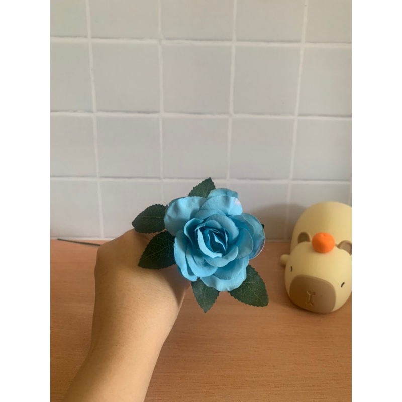 Jual ARTIFICIAL FLOWER ROSE MAWAR SINGLE DAUN BUNGA PALSU DEKORASI ...