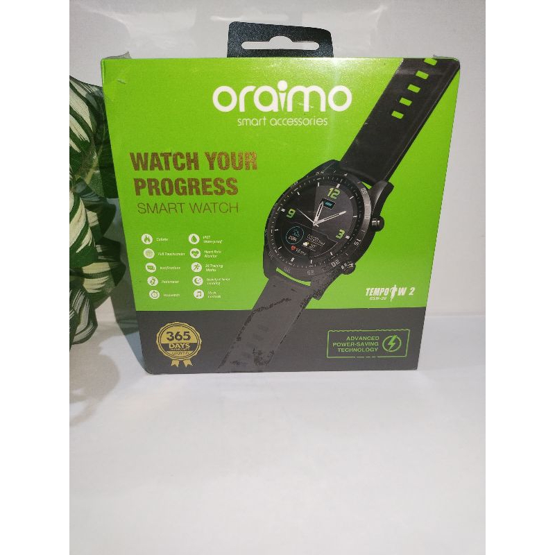 Jual oraimo Smart Watch OSW-20 - Touchscreen Stopwatch Heart rate ...