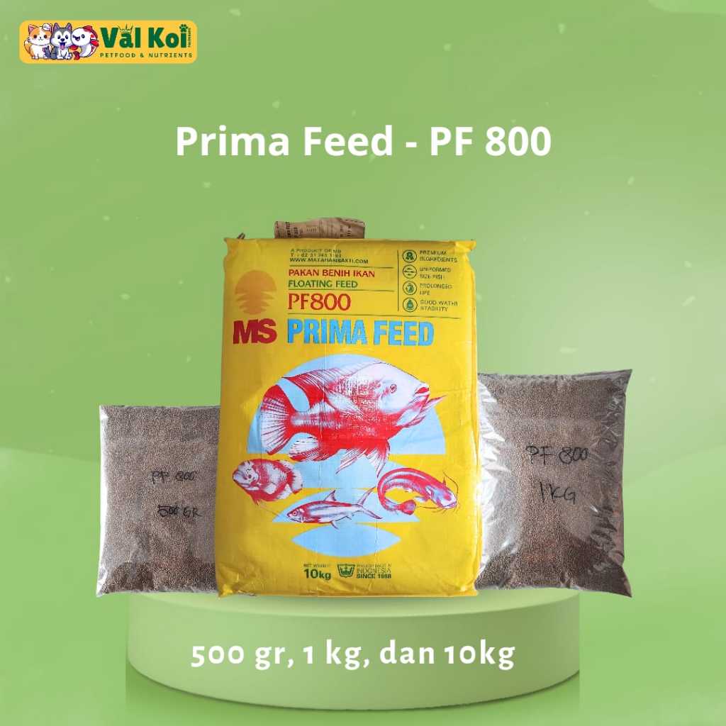 Jual Prima Feed 1kg PF1000 PF800 PF500 Pakan Benih Pelet Bibit Benih ...