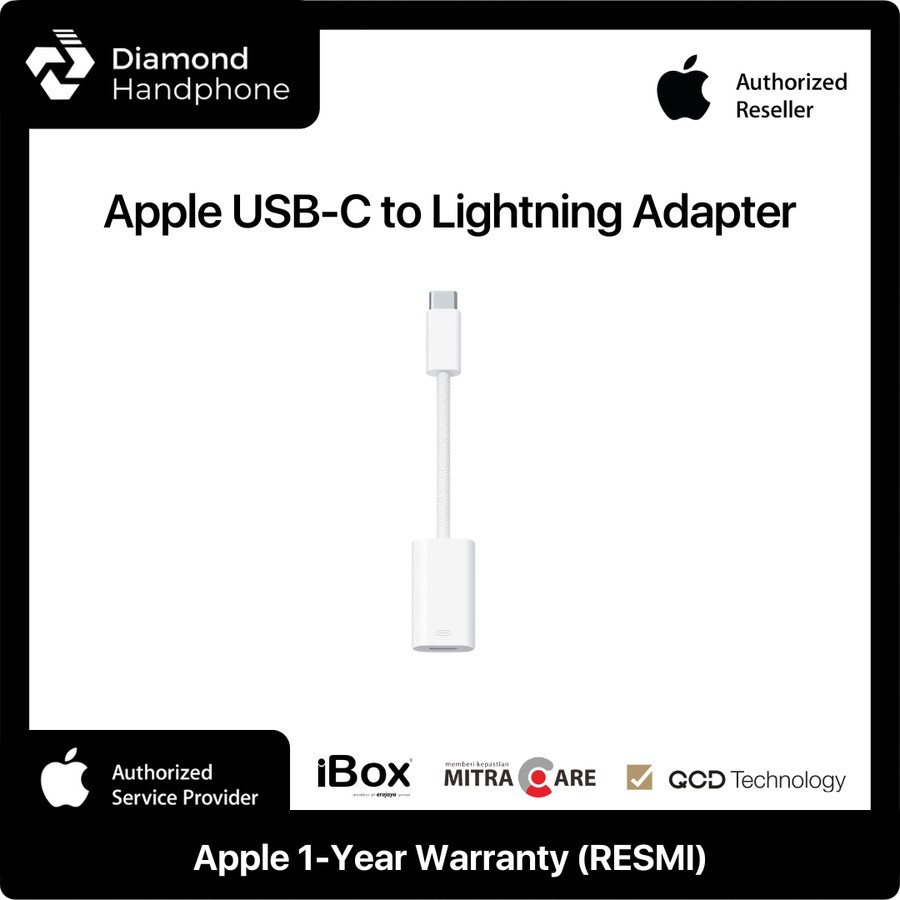 Jual Apple USB C to Lightning Adapter Adaptor iPhone iPad Original ...