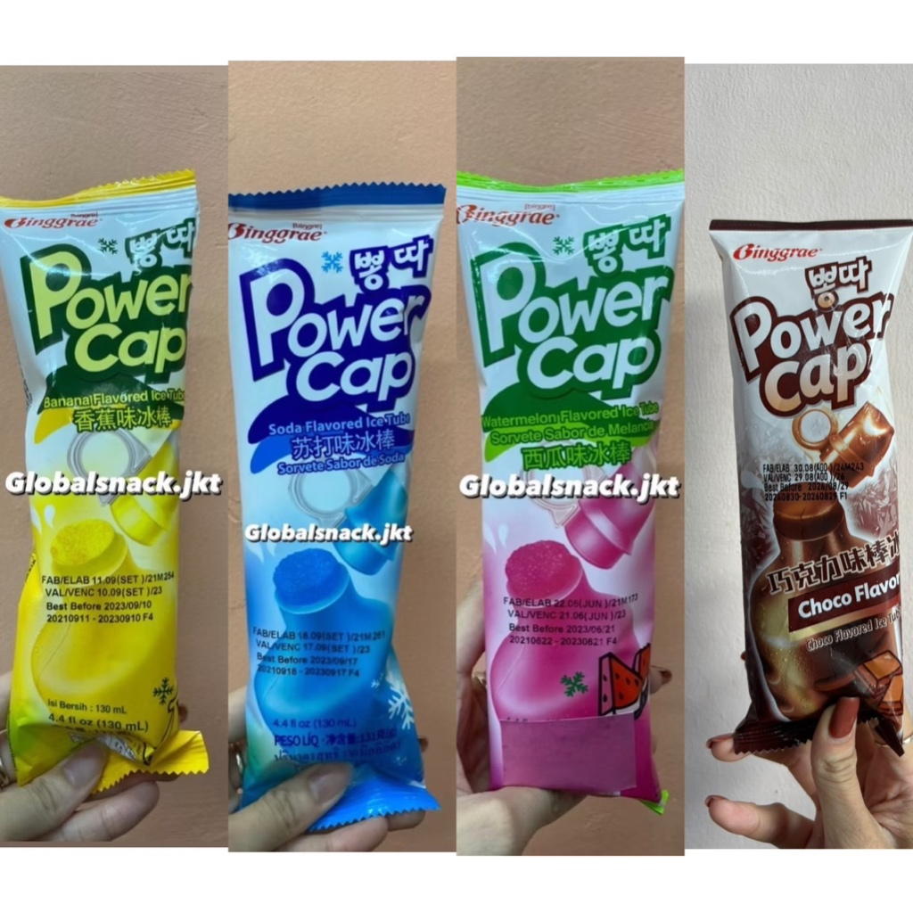 Jual BINGGRAE POWER CAP RASA SODA / SEMANGKA / BANANA | Shopee Indonesia