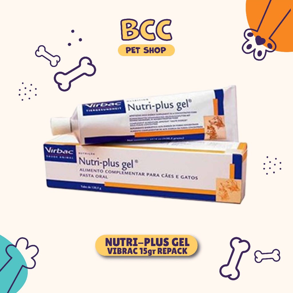 Jual VIBRAC NUTRIPLUS GEL Repack 15gr Vitamin Kucing dan Anjing ...