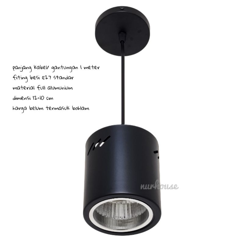 Jual Lampu gantung minimalis tabung downlight | Shopee Indonesia