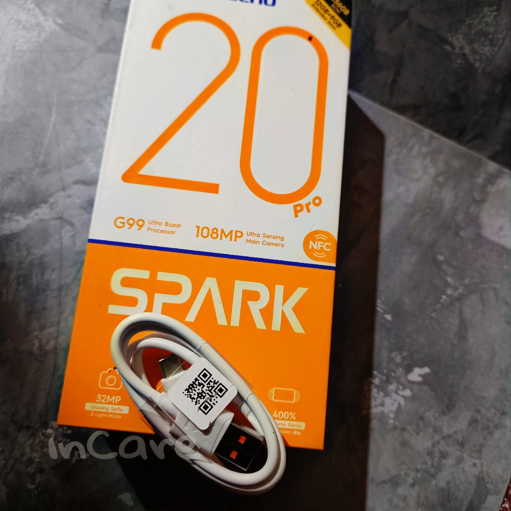Jual Kabel Charger Tecno Type C Spark 20 Pro, Spark 20 Pro+ ...