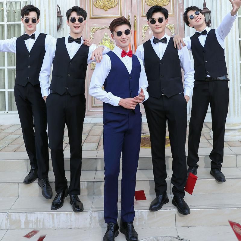 Jual Rompi Pria Formal Tuxedo Daleman Jas Blazer Pengantin Waistcoat ...