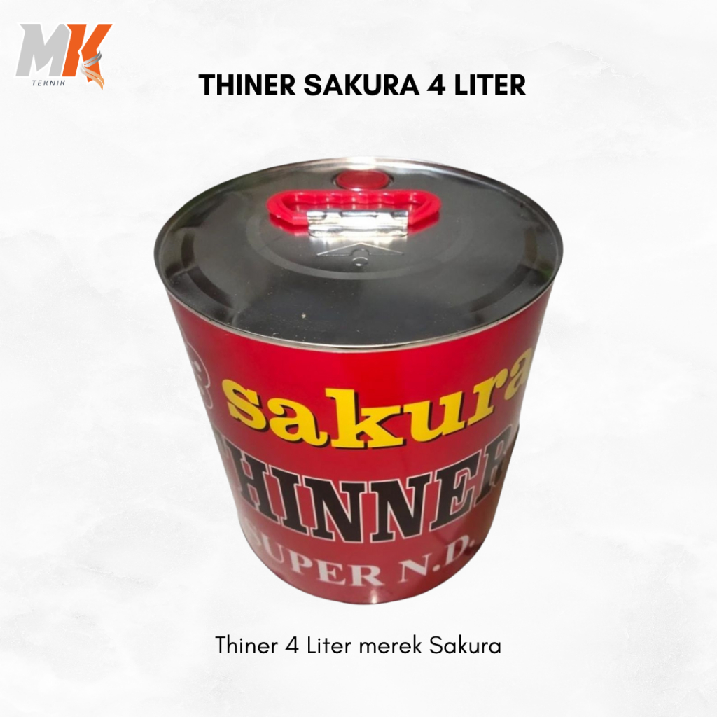 Jual Sakura Minyak Thinner 4 Liter Merek / Thiner 4 Liter Sakura ...