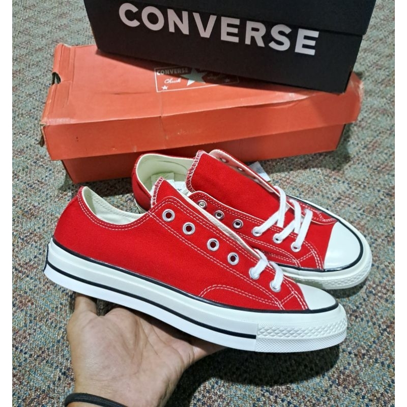 Jual Converse 70s enamel red low Original | Shopee Indonesia