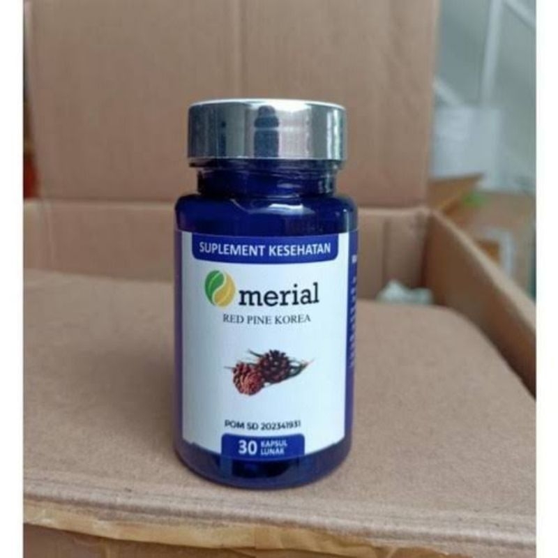 Jual MERIAL fish oil minyak ikan dengan ekstrak pinus merah red pine ...