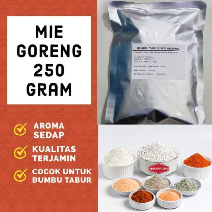 Jual BUMBU RASA MIE GORENG 250gr BUMBU INSTANT MIE GORENG SEBLAK BAKSO ...