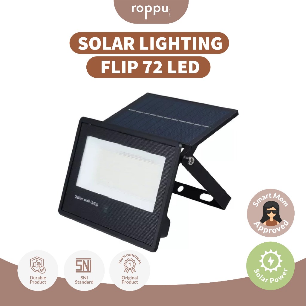 Jual ROPPU Lampu Solar Flip Panel Tenaga Surya Matahari Outdoor ...
