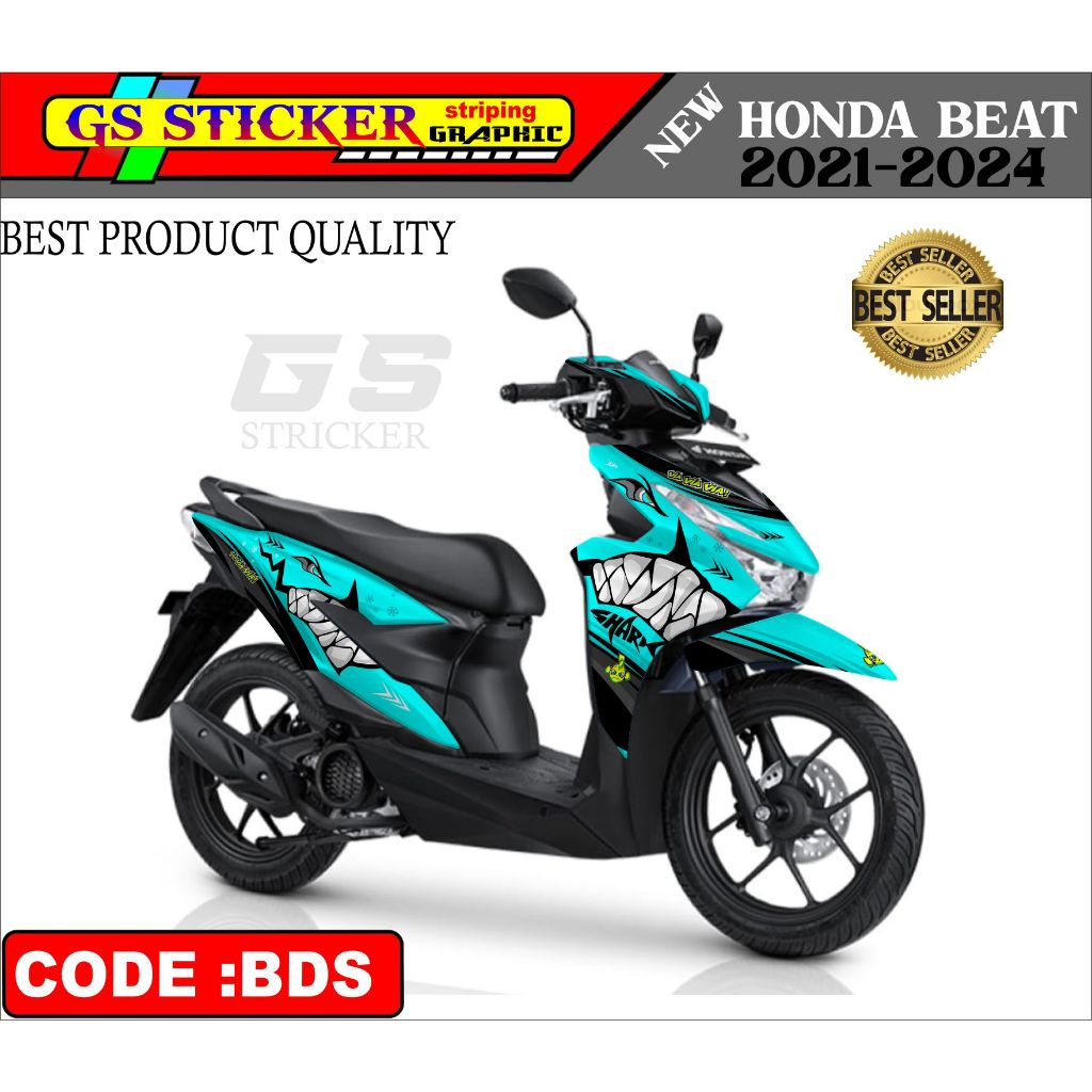 Jual STICKER STRIPING DECAL NEW BEAT BEAT STREET FULLBODY VARIASI ...