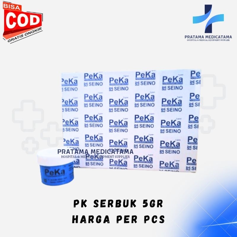 Jual PK Serbuk Seino 5gr Peka Permanganas Kalicus PEKA | Shopee Indonesia