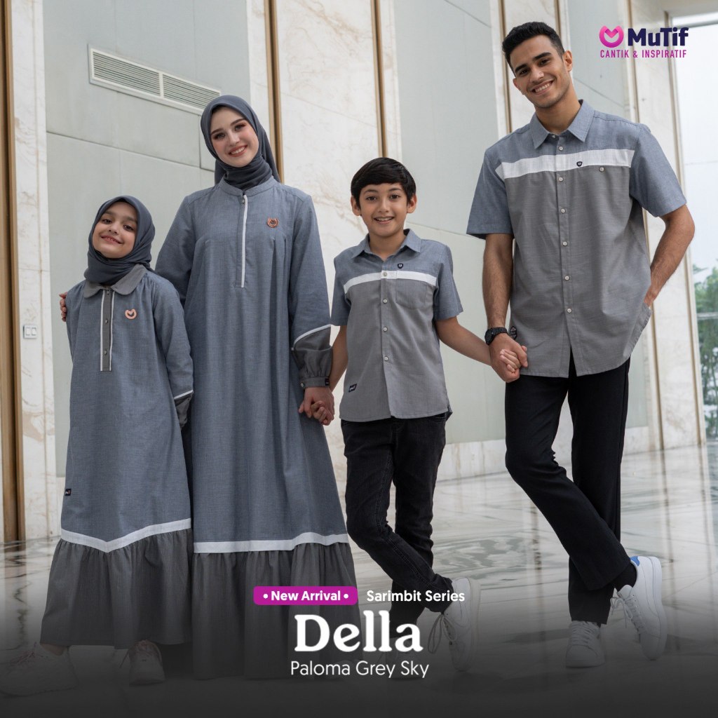 Jual MUTIF DELLA RAFIE Paloma Grey Sky ll COD - Terbaru sarimbit ...