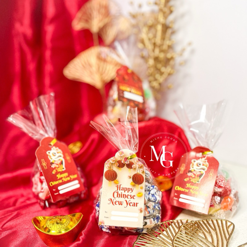 Jual [Ready Stock] Bingkisan Permen Imlek 100g / Mini Hampers Imlek ...