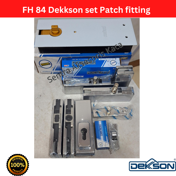Jual Floor Hinge FH 84 Dekkson + Patch Fitting (PT 10, PT 20, US 10) | Shopee Indonesia