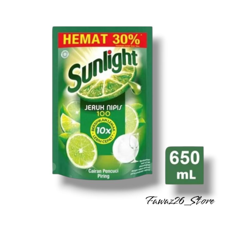 Jual Sunlight Sabun Cuci Piring Jeruk Nipis 650ml | Shopee Indonesia
