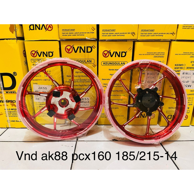 Jual VELG VND RACING AK 88 185x14 215x14 PCX 160 CBS ABS PCX 150 AK88 RING14 MG8 MG 8 801 M8 M 8 ...