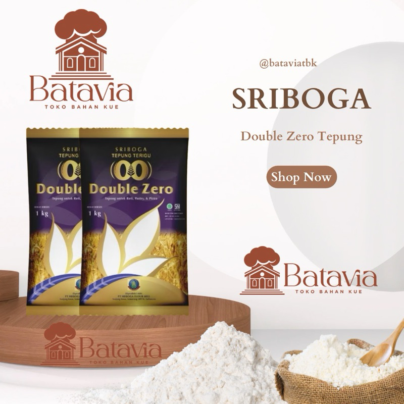 Jual Sriboga Double Zero Tepung Terigu Untuk Roti,Pastry dan Pizza ...