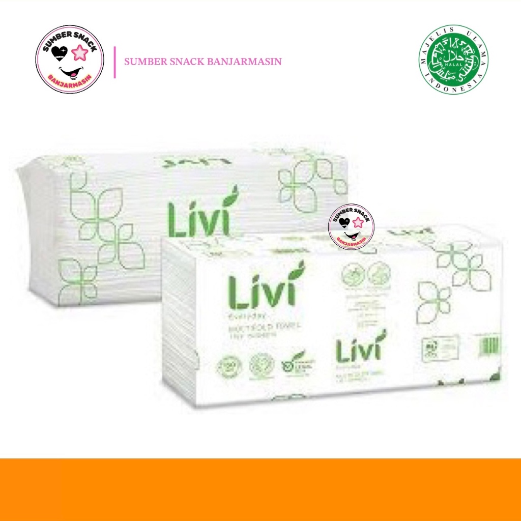 Jual Livi Smart Multifold Towel Tissue (150s) | Shopee Indonesia