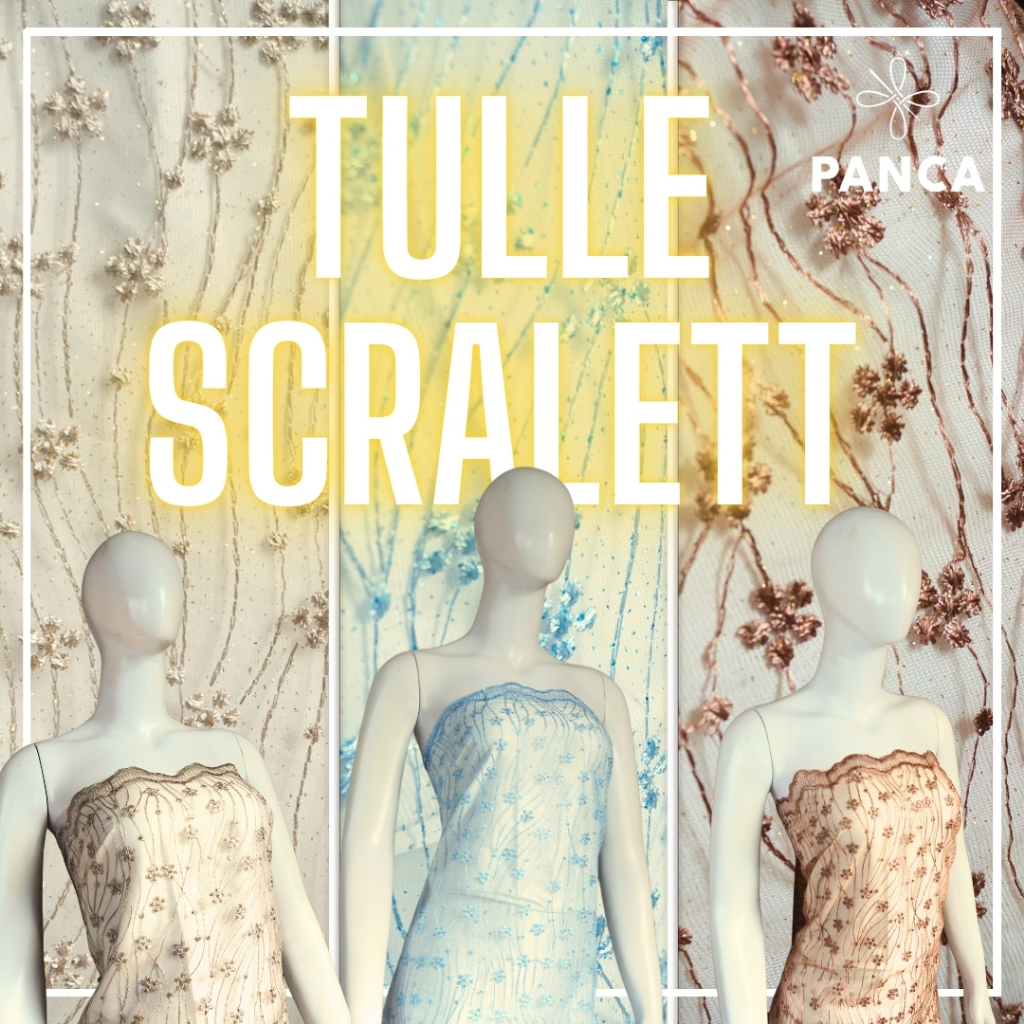 Jual Kain Tulle Scarlett Super Premium - Lebar 150cm, Bahan Kain ...