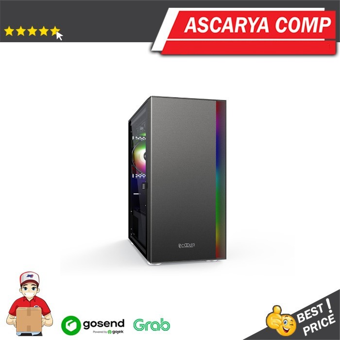 Jual CASING PCCOOLER / PC COOLER PLATINUM LM300 BLACK - mATX Gaming ...