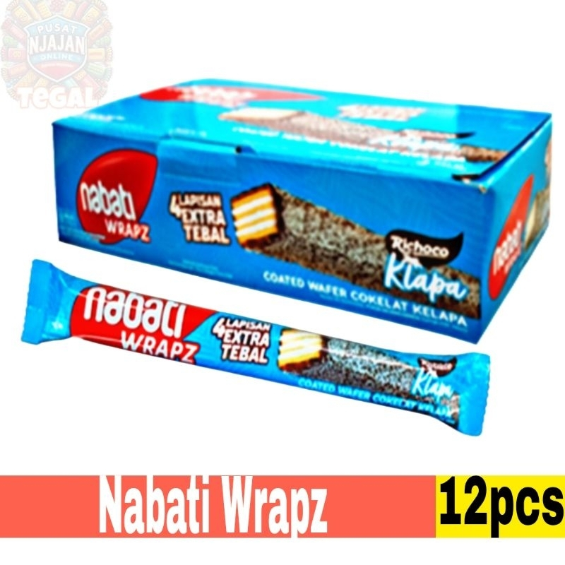 Jual NABATI WRAPZ COATED WAFER KOTAK ISI 12 | Shopee Indonesia