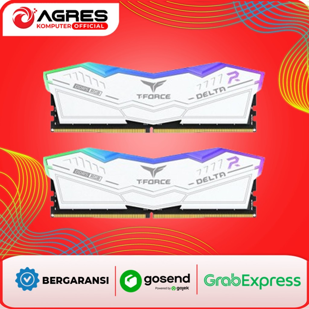 Jual TEAM T-FORCE DELTA RAM LONGDIMM DDR5 32GB (16GBX2) 6000MHZ RGB ...