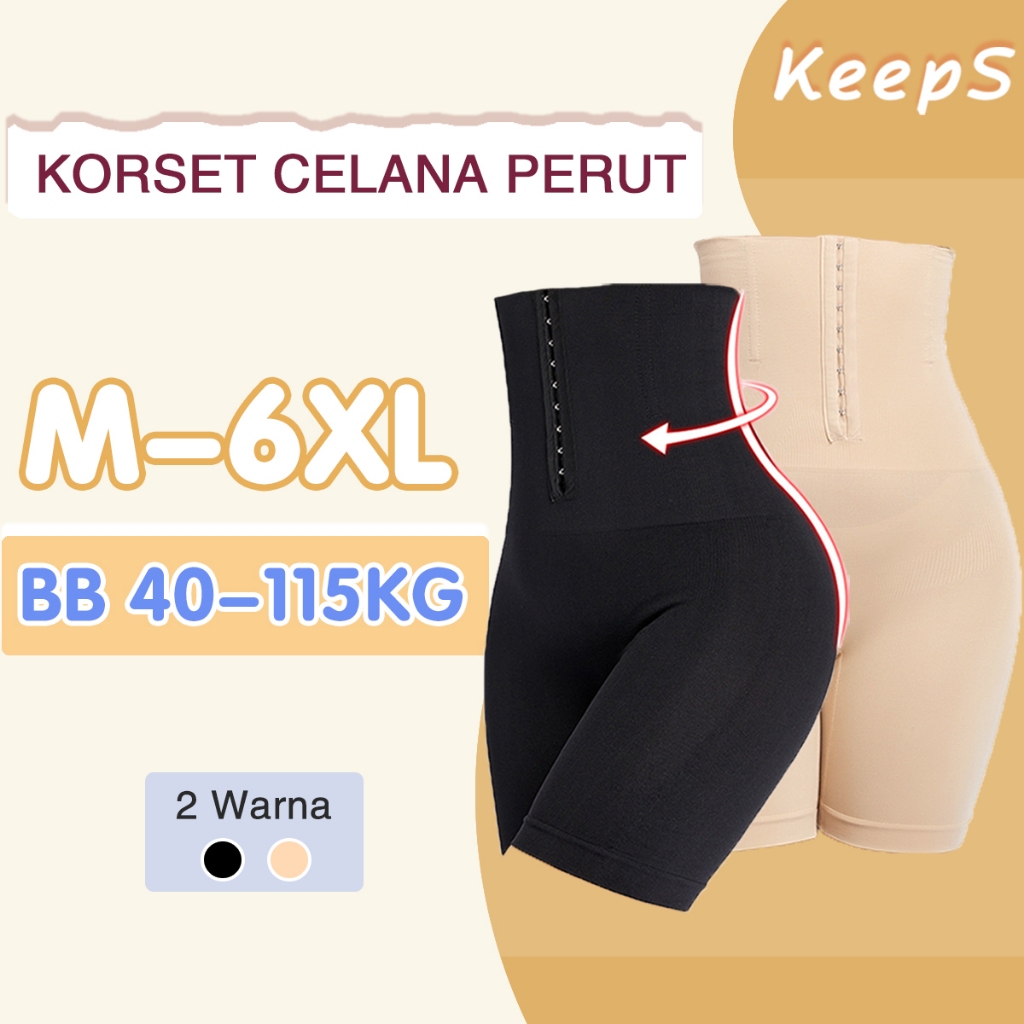 Jual KeepS M-6XL korset pelangsing perut buncit pakaian dalam wanita ...