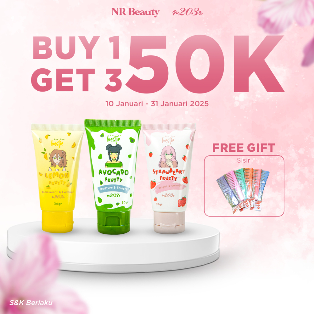 Jual B1G3 - N203R Moisturizer Bestie Series NR Beauty 30gr | Shopee Indonesia