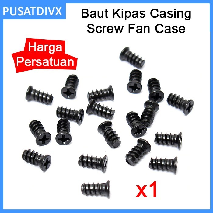 Jual BAUT KIPAS CASING FAN SCREW SCREWS CASE PENDEK PC KOMPUTER DESKTOP ...