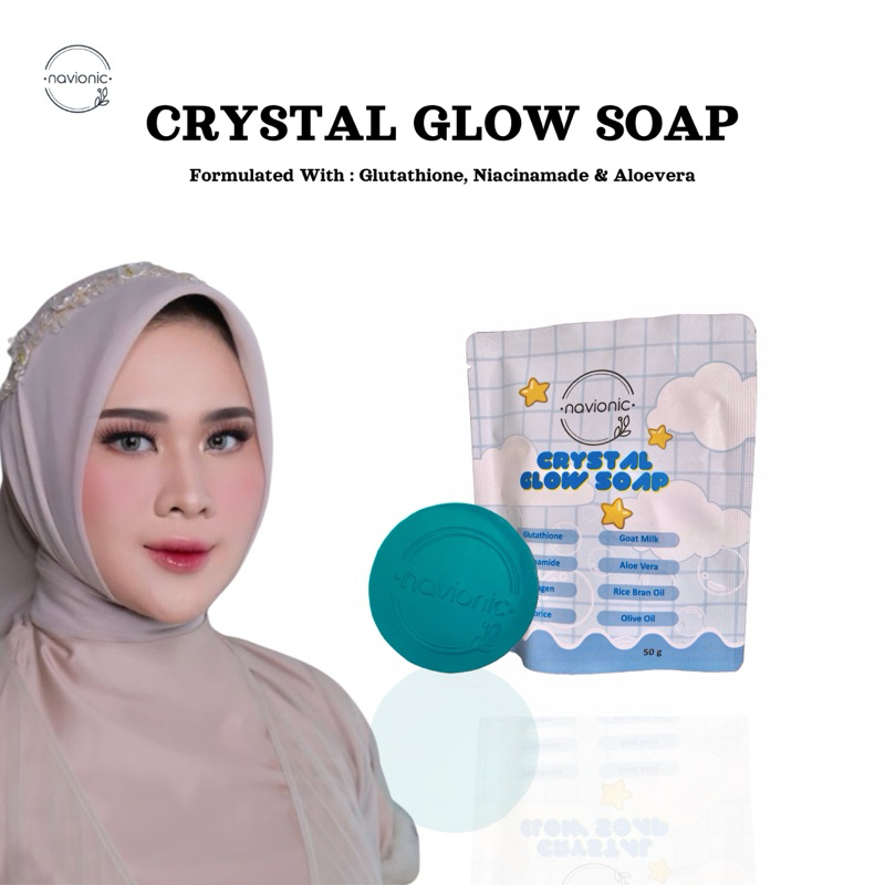 Jual Crystal Glow Soap For Body And Face Navionic | Shopee Indonesia
