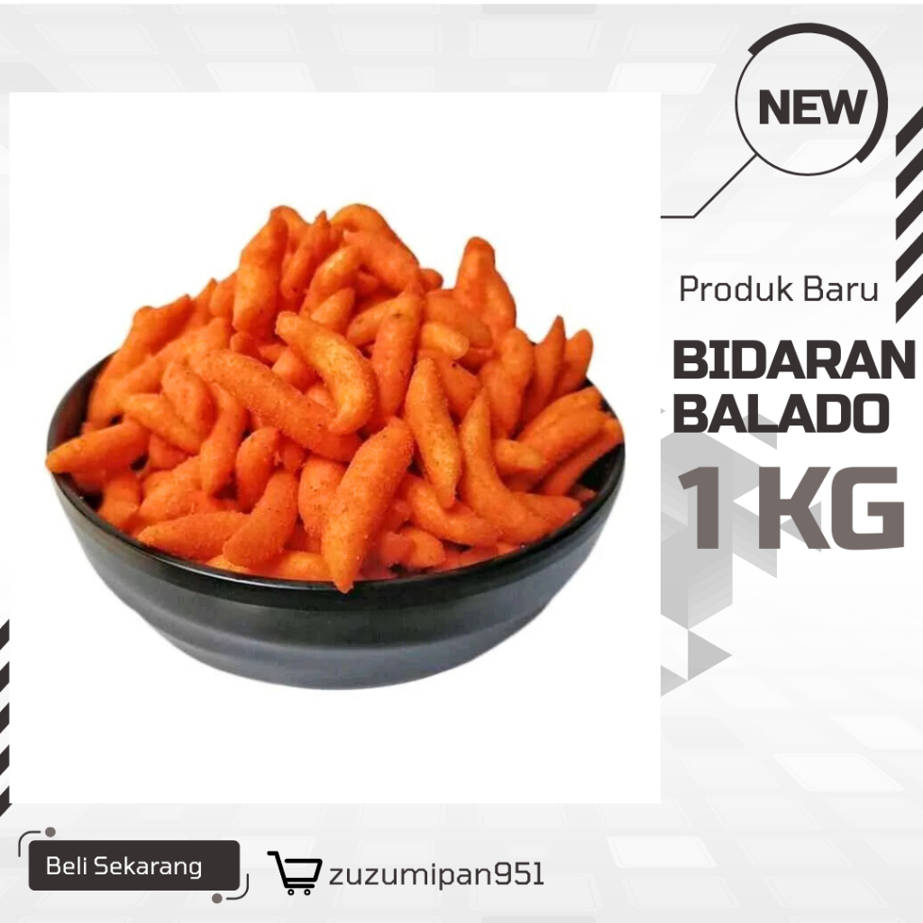 Jual Bidaran Balado Pedas Manis|Camilan Istimewa|Kemasan 1KG | Shopee ...