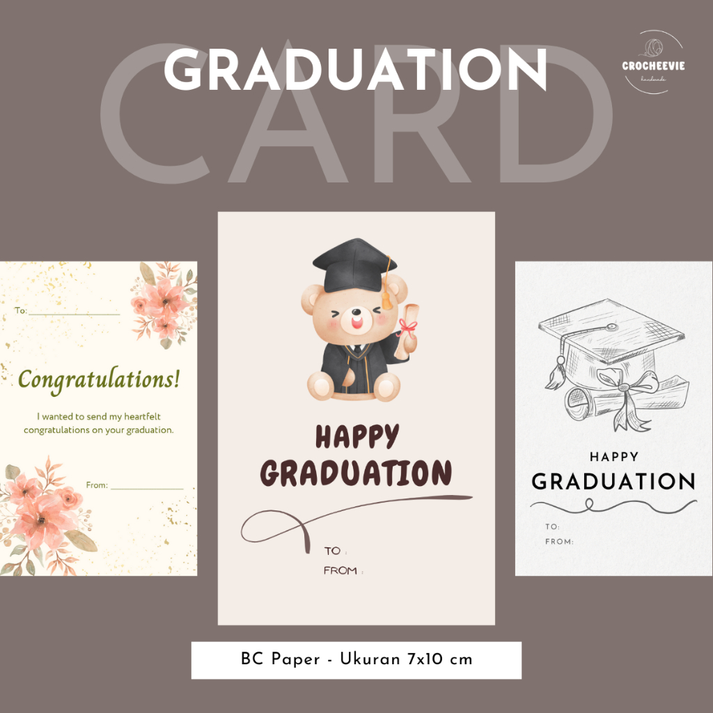 Jual Kartu Ucapan Wisuda / Kelulusan / Congratulation / Graduation Card ...