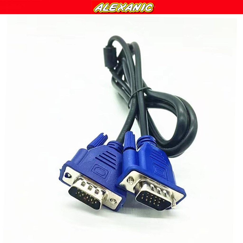 Jual Kabel VGA 1.5 M | Kabel VGA 1,5 Meter Male to Male | Kabel VGA Panjang 150 cm | Shopee ...