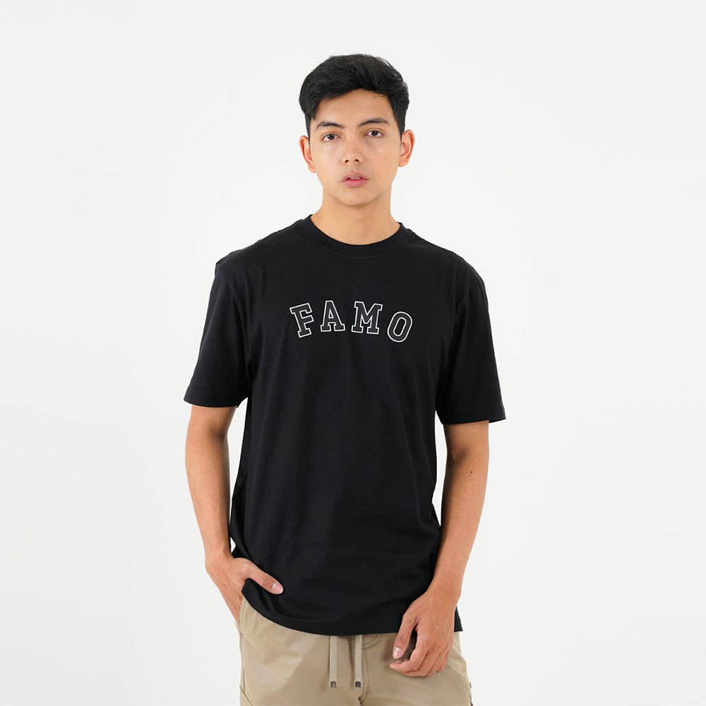 Jual Famo Kaos Pria Lengan Pendek Katun Regular Fit OL-FC310324 | Shopee Indonesia