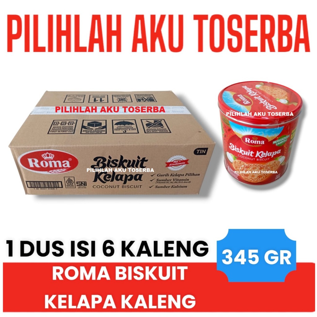 Jual Biskuit Roma KELAPA KALENG - ( HARGA 1 DUS ) | Shopee Indonesia