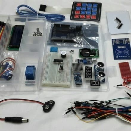 Jual arduino mega 2560 r3 rfid starter kit paket compatible | Shopee ...